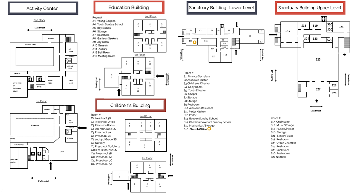Campus Map - Tifton First Methodist Church